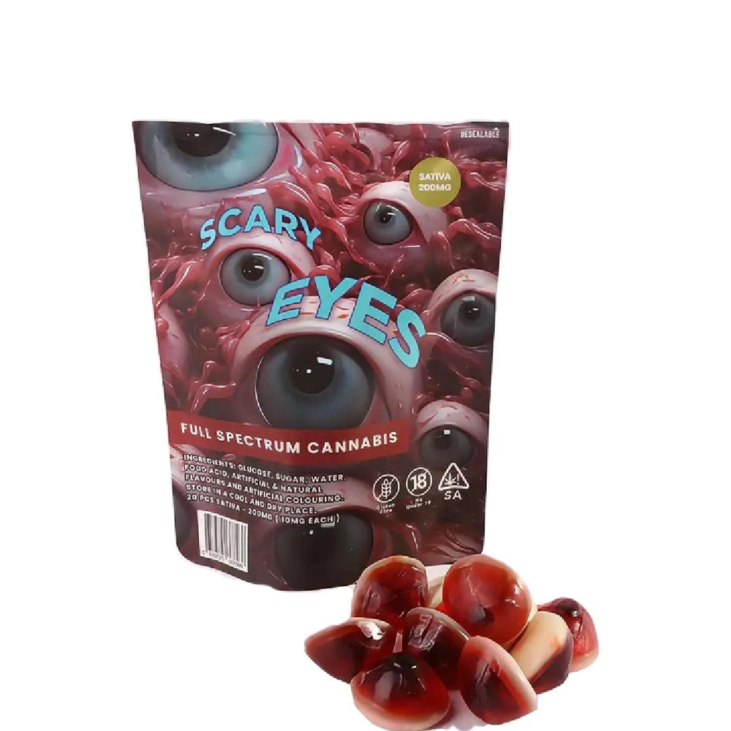 Scary Eyes 200mg (20x10mg THC) - Sativa | BhangWellness